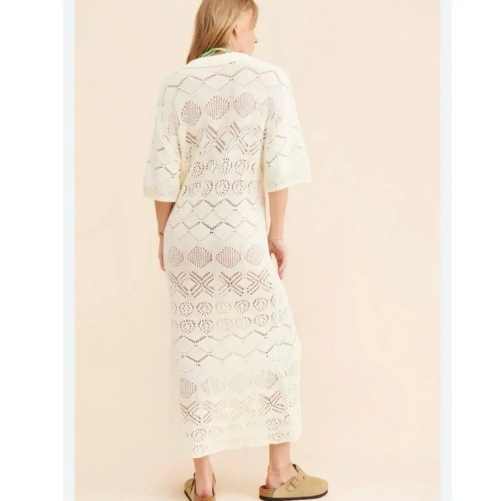 Free People | Swim | Free People Islamorada Fauxchet Sweater Maxi ...